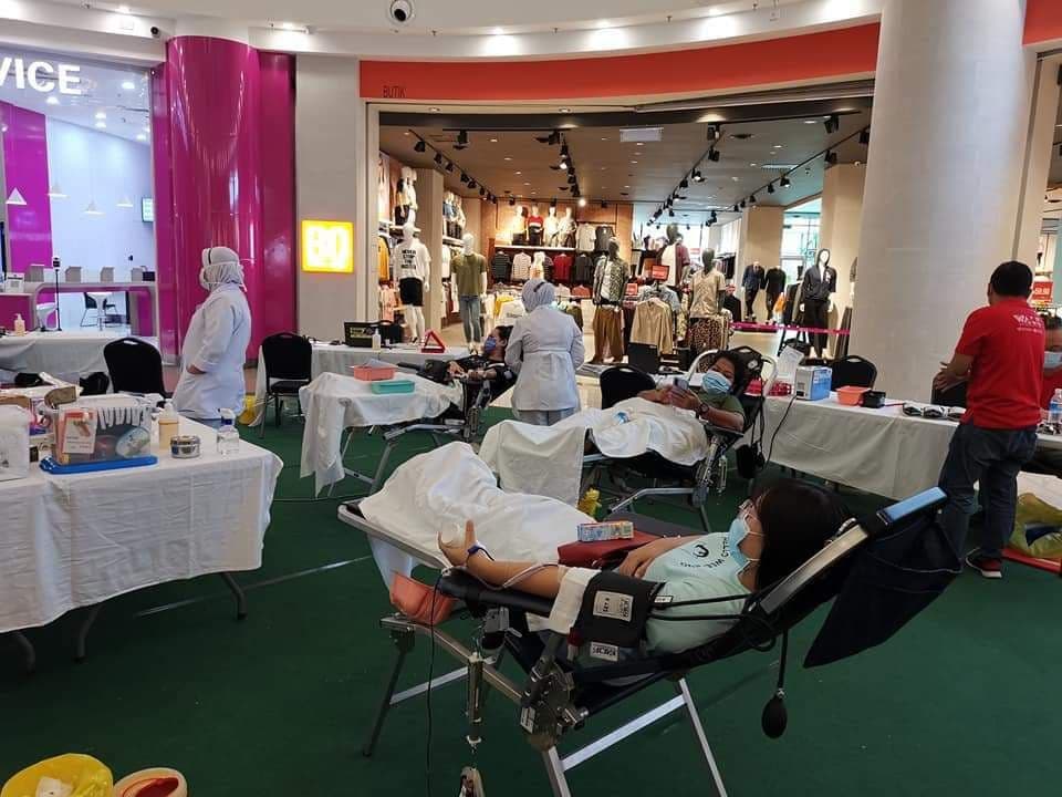 Blood Donation at AEON Mall | BSC Resources Sdn Bhd